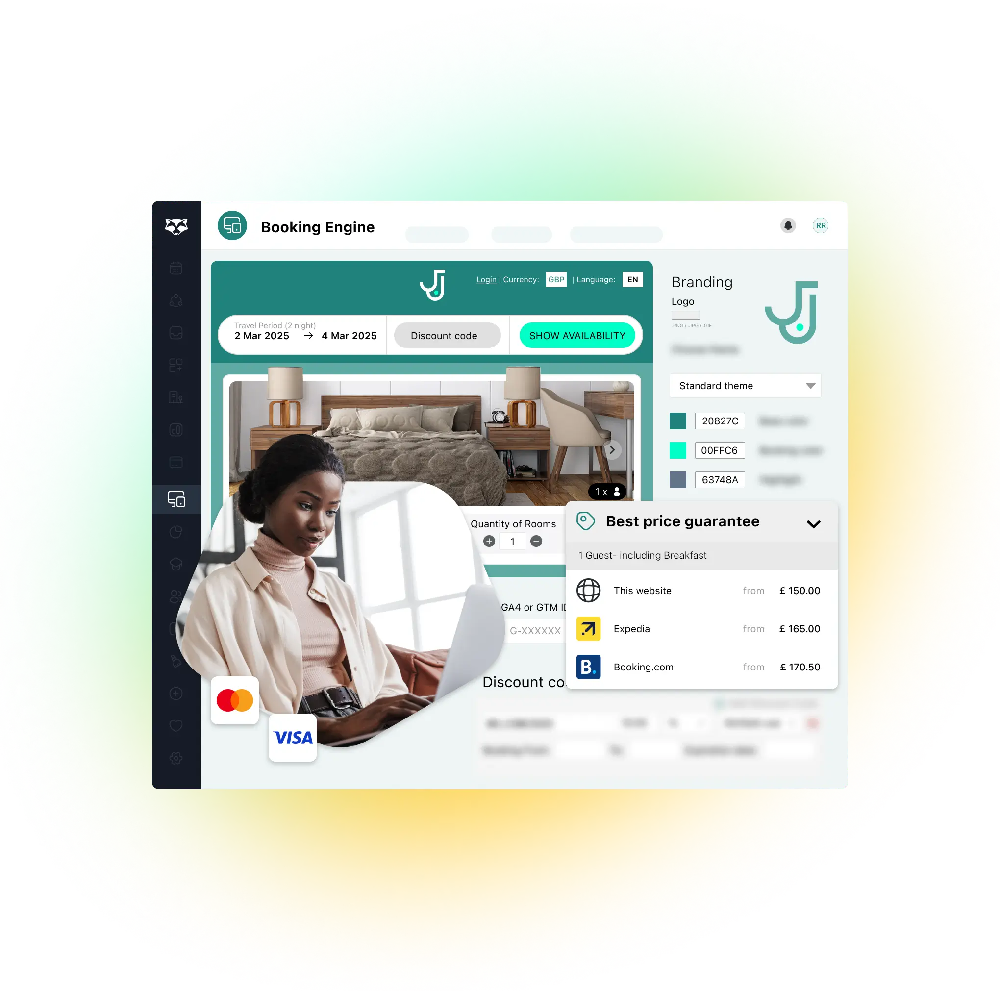 Booking Engine – More Direct Bookings, 100% Commission-Free